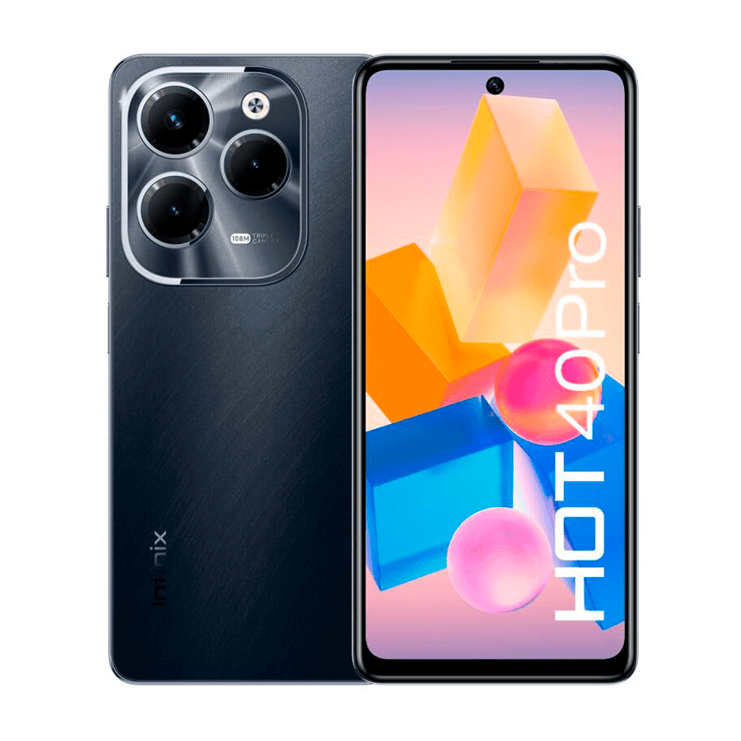 TELEFONO CELULAR INFINIX HOT 40 PRO 8/256GB STARLIT BLACK REF 1362